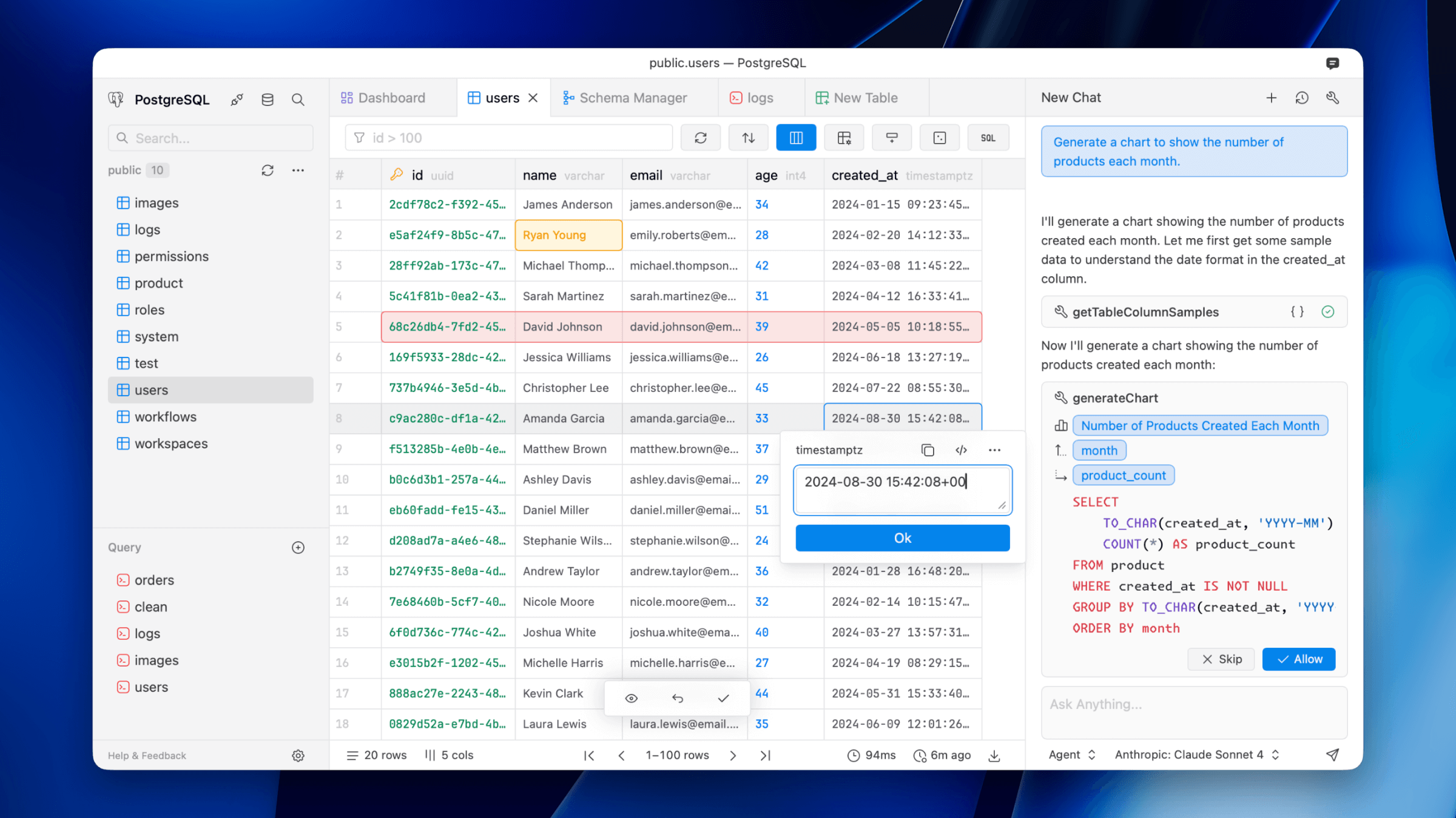Dataflare - Fast, Simple Database Manager